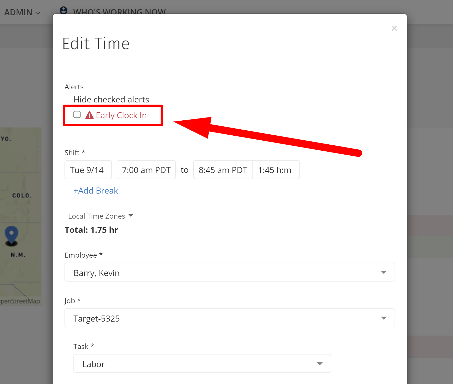 Reviewing and Editing Timesheets